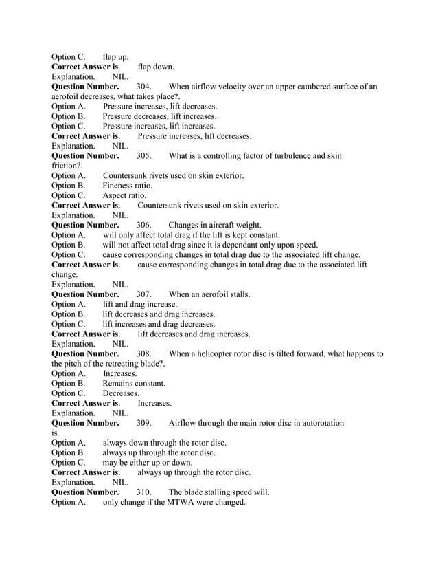 EASA Part-66 Module08 mcq's