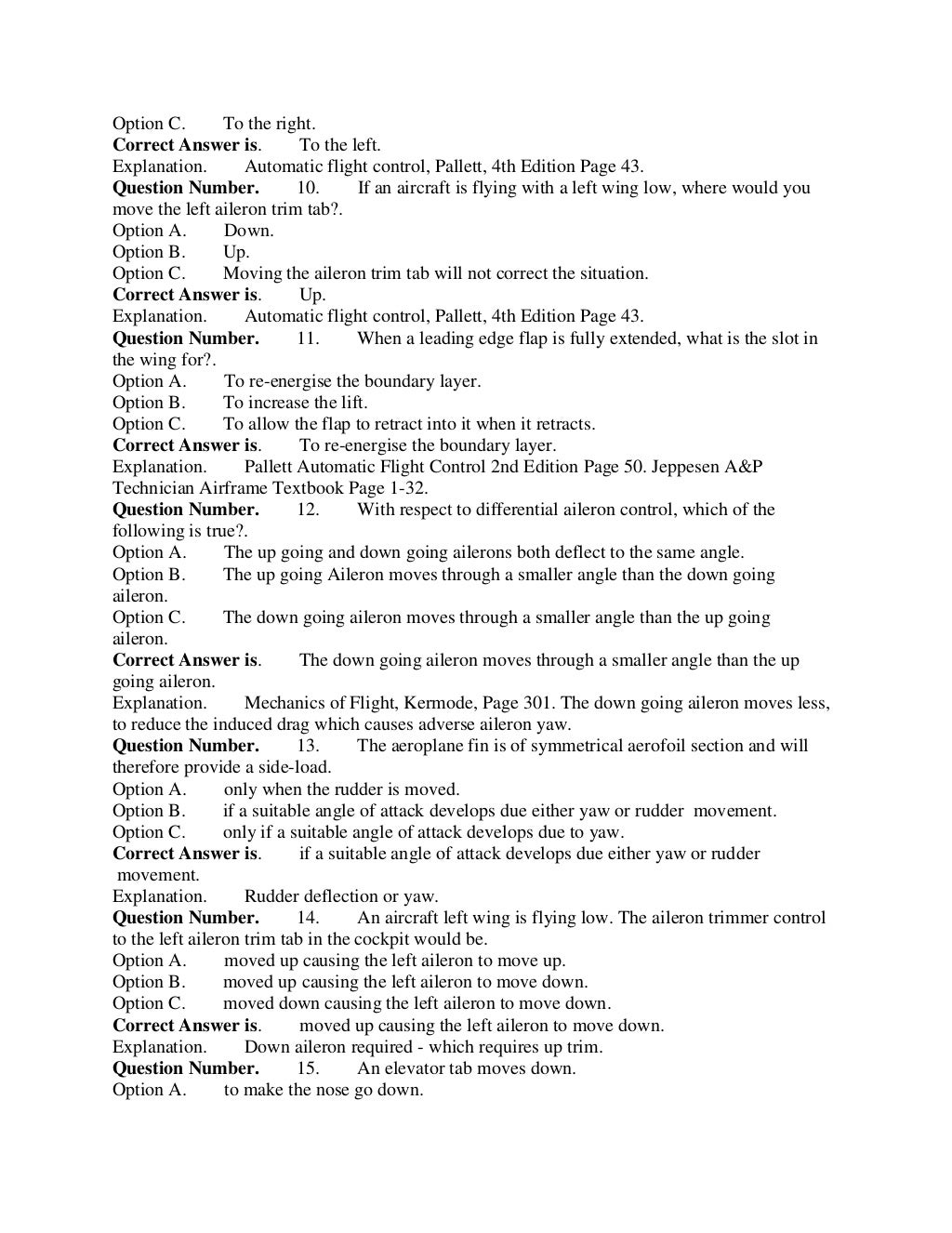 EASA Part-66 Module08 mcq's