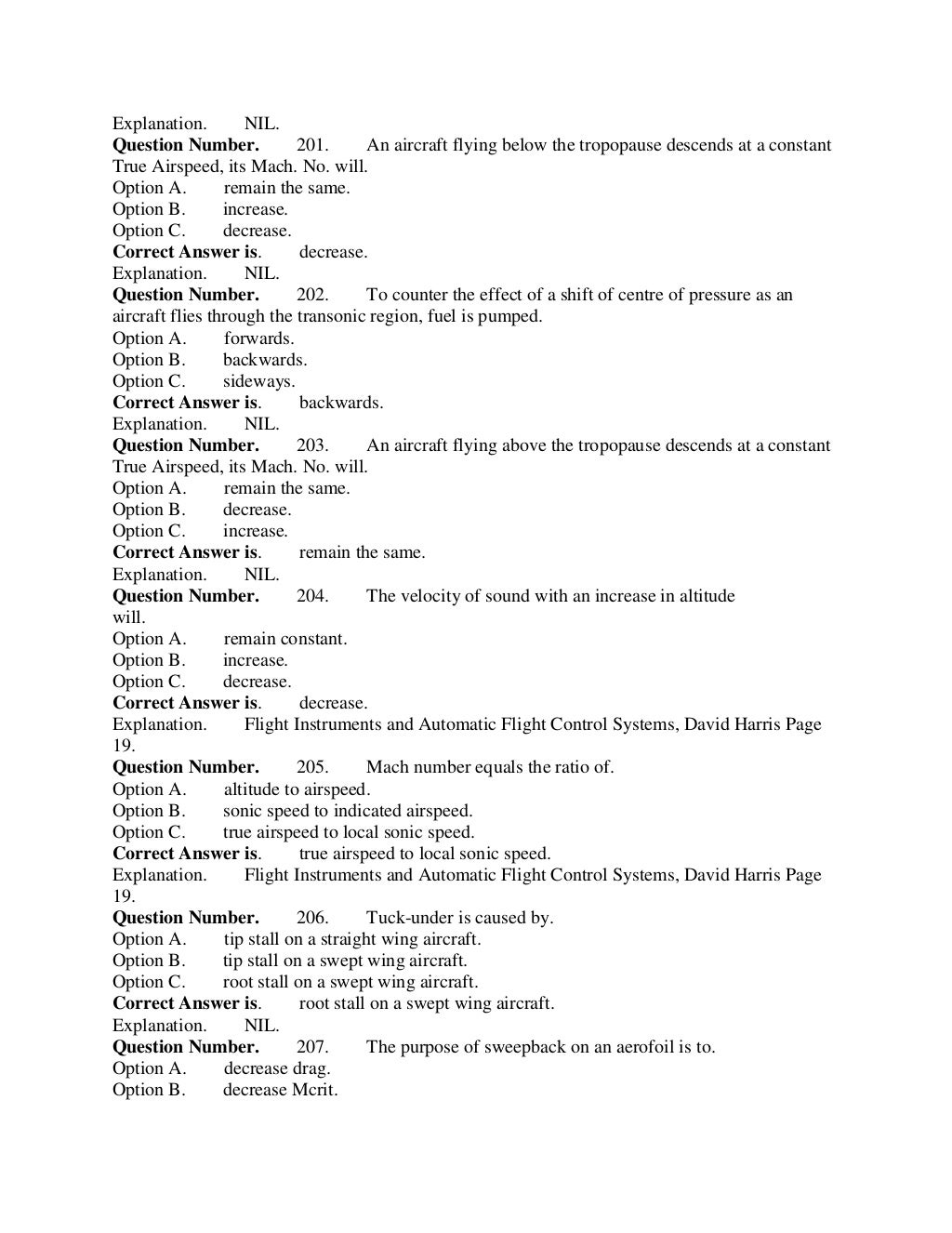 EASA Part-66 Module08 mcq's