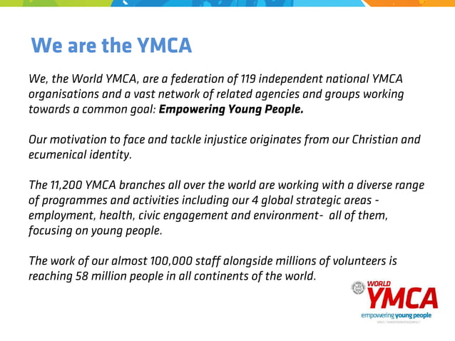 Module 1 02 - ymca today and global governance | PPT