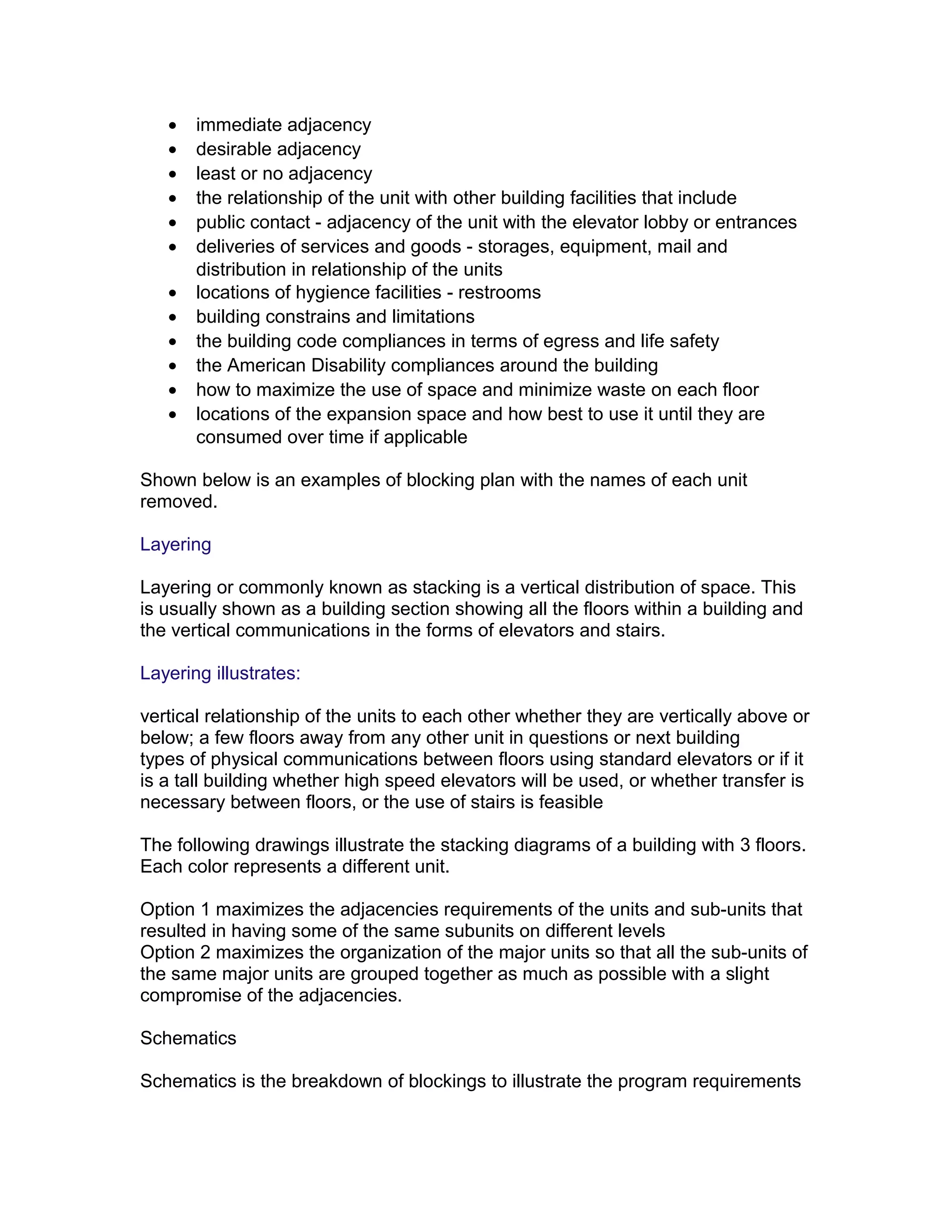 Module 1 1.2 space planning | DOC