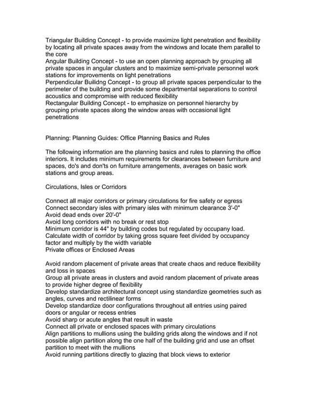 Module 1 1.2 space planning | DOC