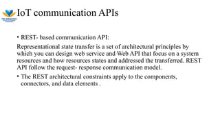 MODULE 1-1.4 LOGICAL DESIGN OF IOT.pptx FUNDAMENTALS AND DESIGN ...