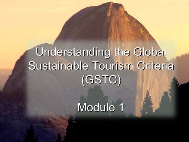 GSTC Module 1 | PPT