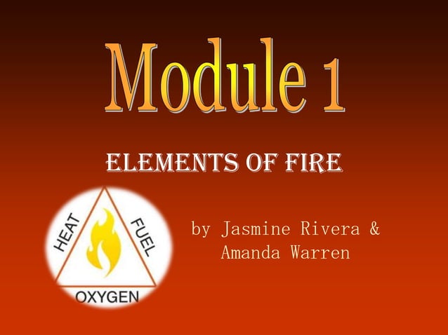 Module1 - Elements of Fire | PPSX