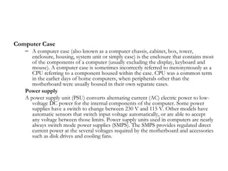 Computer Visible Parts | PPT