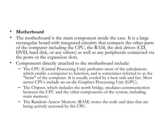 Computer Visible Parts | PPT