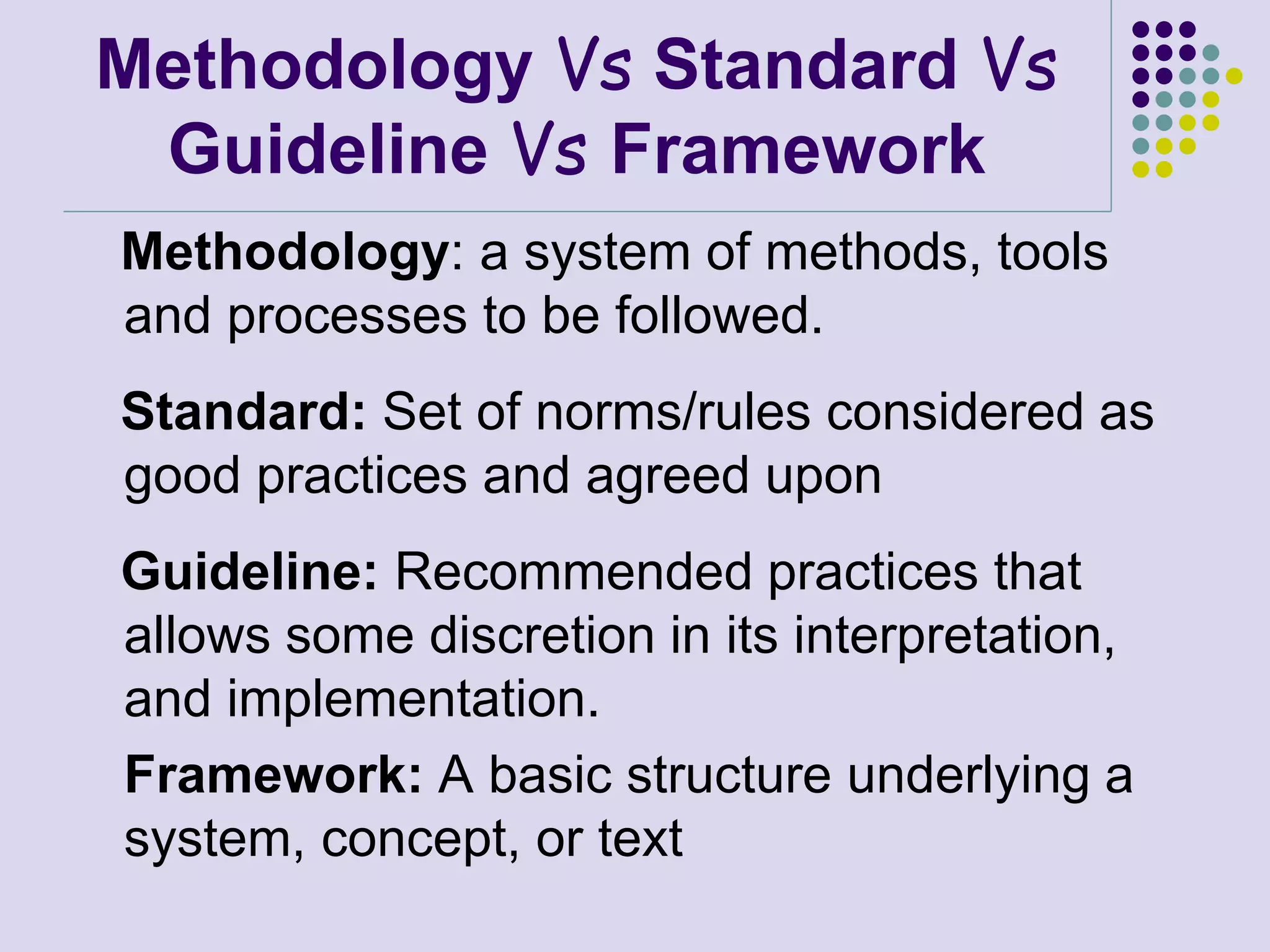 PM FrameWork: Module 1 | PPTX