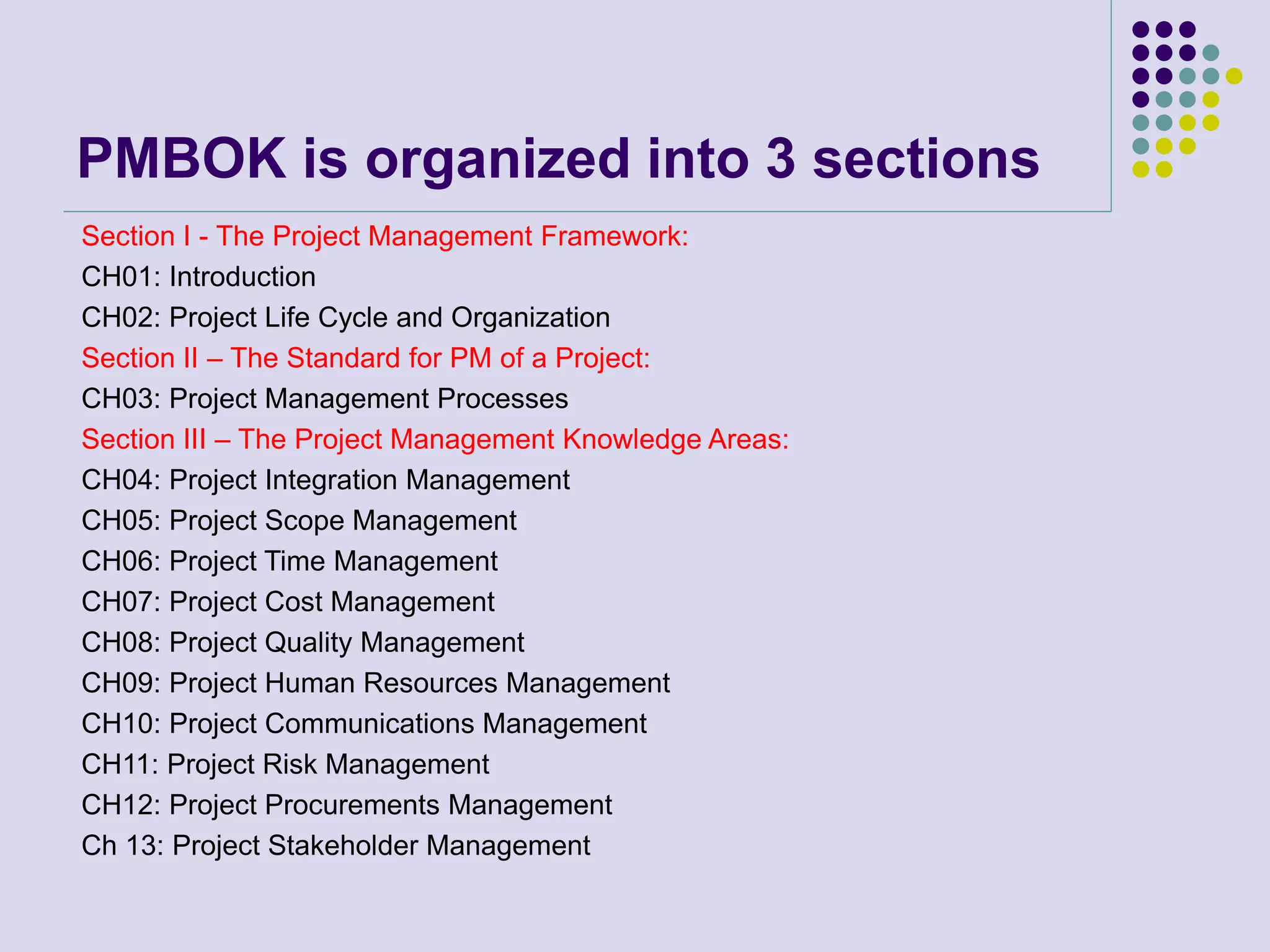 PM FrameWork: Module 1 | PPTX