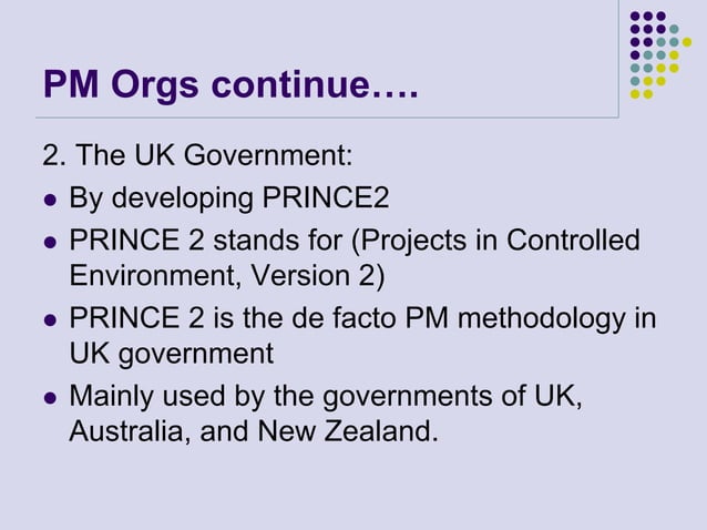 PM FrameWork: Module 1 | PPTX