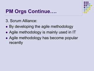 PM FrameWork: Module 1 | PPTX