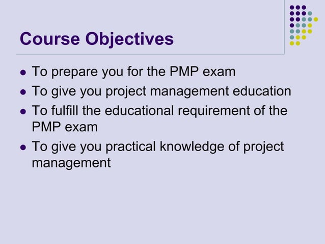 PM FrameWork: Module 1 | PPTX