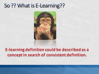 Introduction to E-learning | PPT