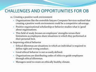 intoduction of organization behaviour | PPT