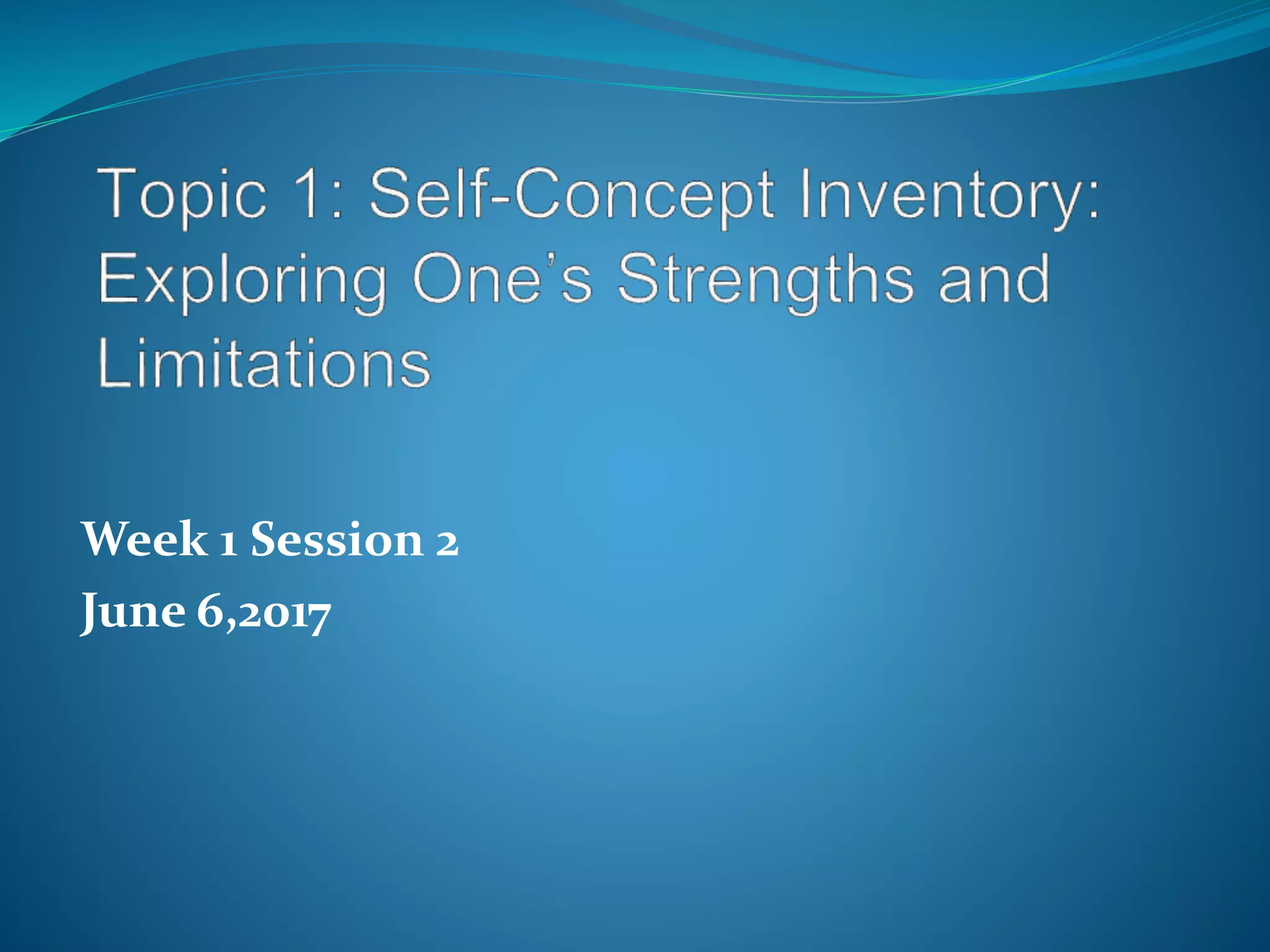 Module 1: Personal Development | PPTX