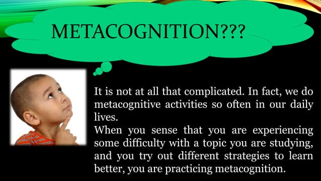 Module 1: Metacognition | PPTX