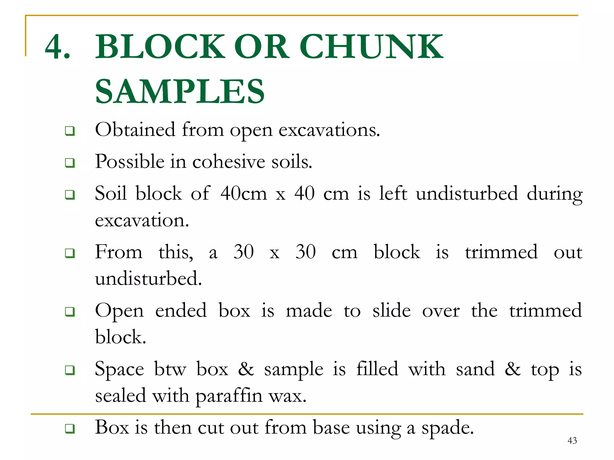 SOIL EXPLORATION | PPT