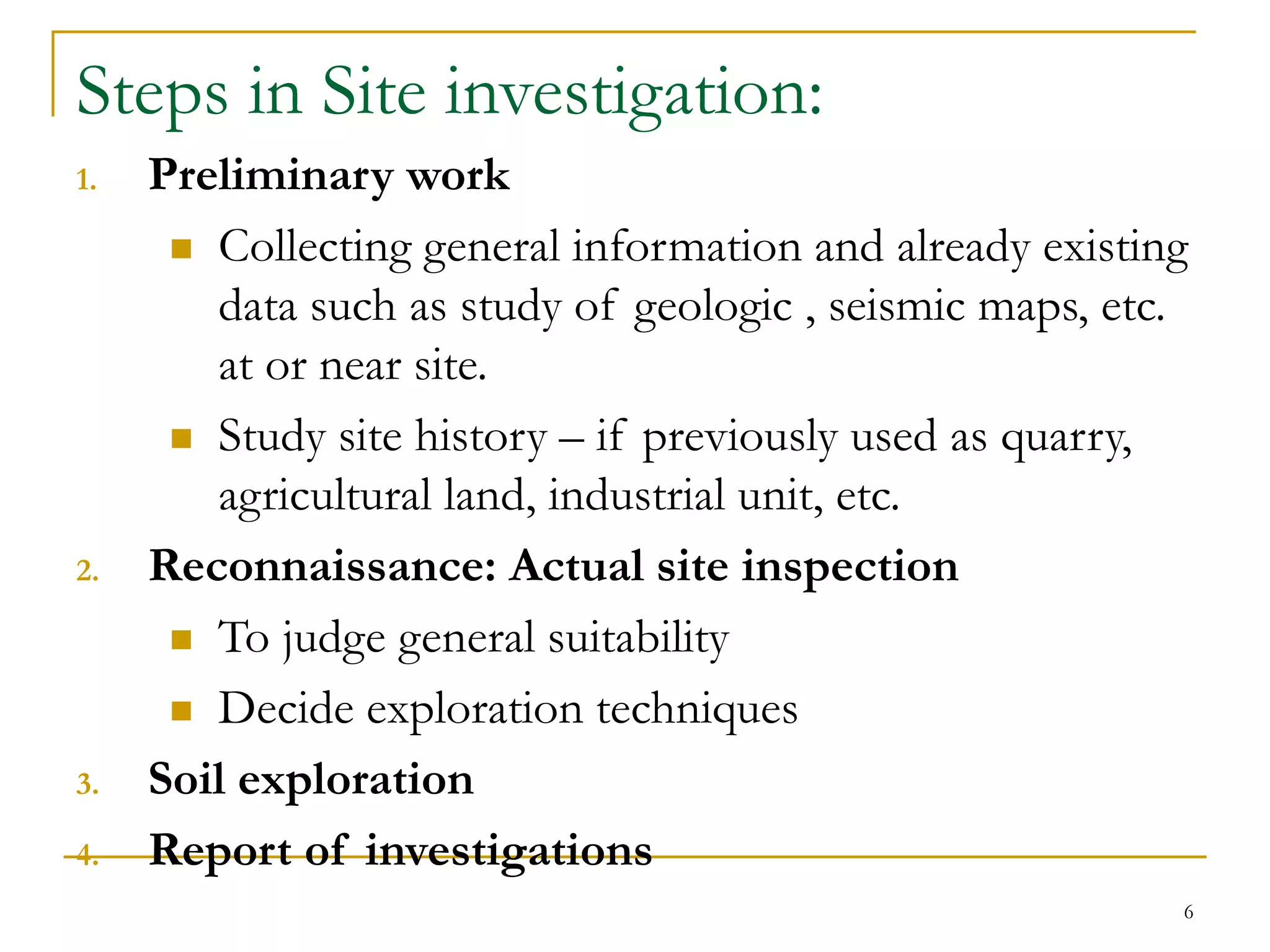 SOIL EXPLORATION | PPT