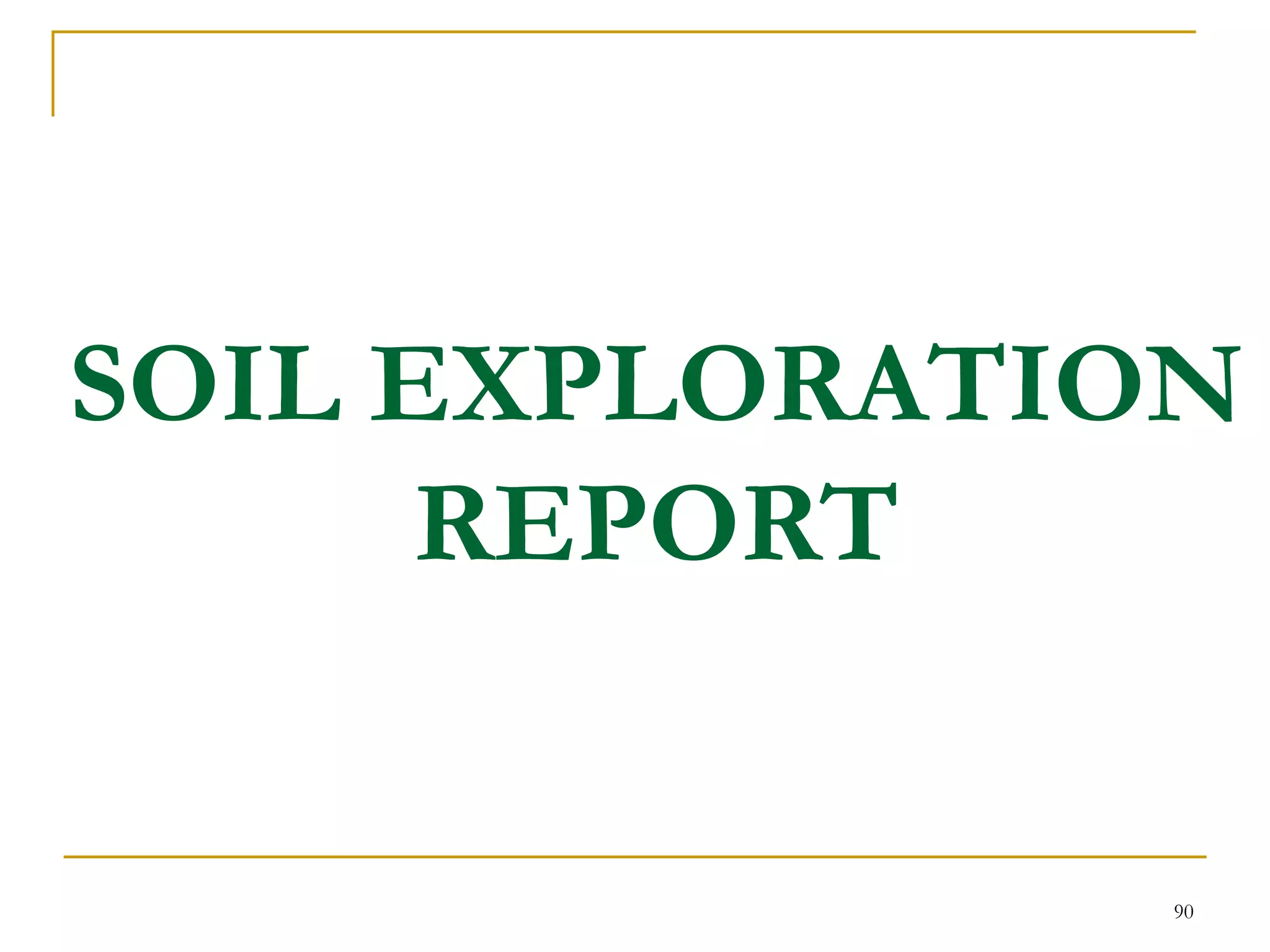 SOIL EXPLORATION | PPT