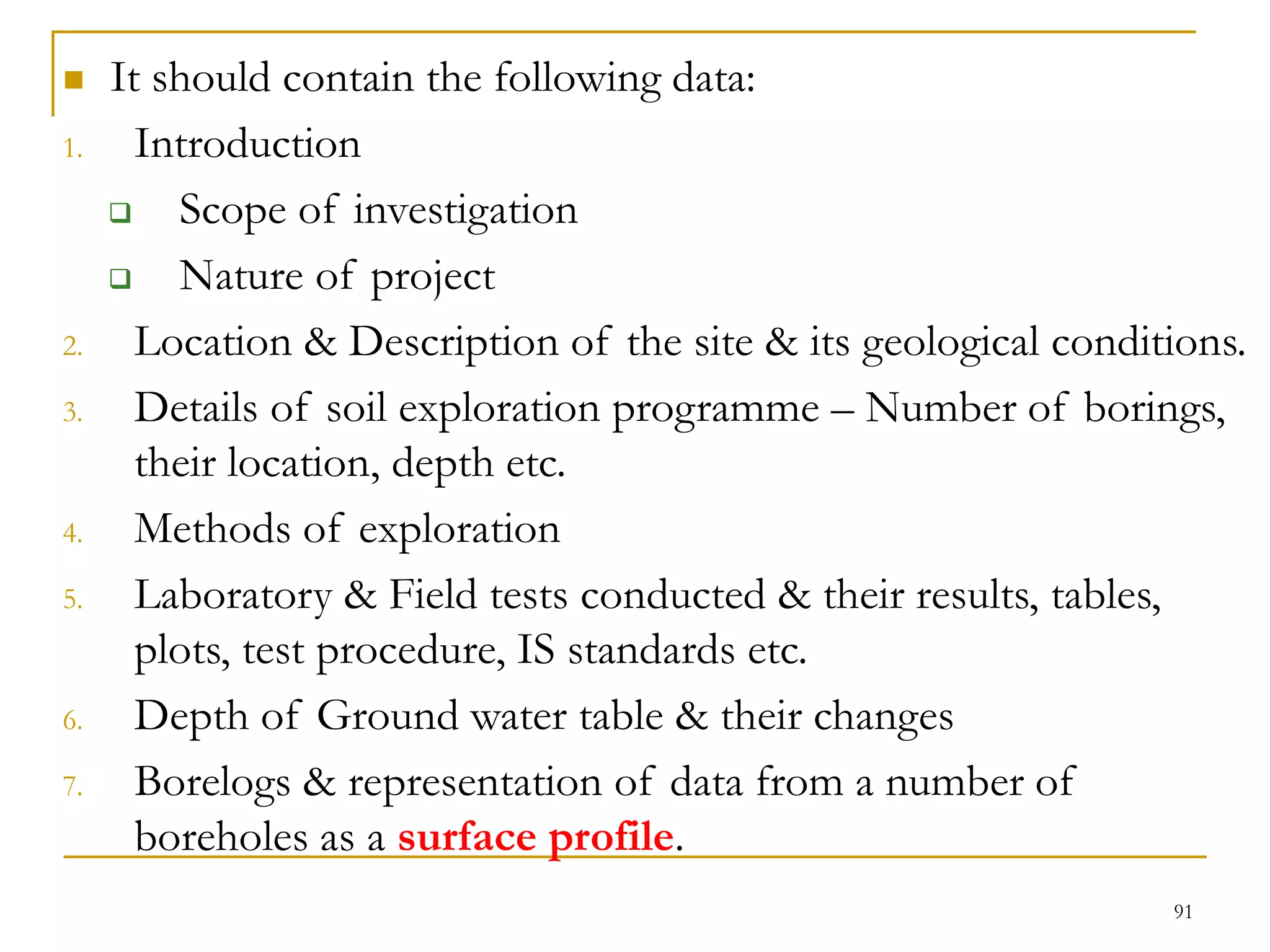 SOIL EXPLORATION | PPT