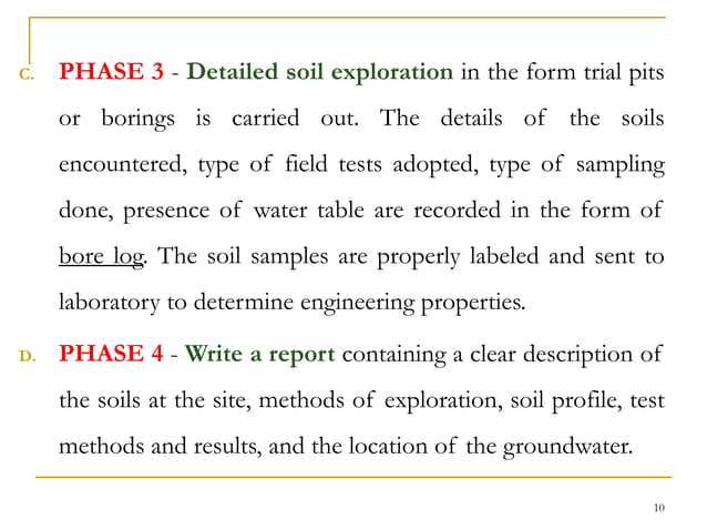 SOIL EXPLORATION | PPT