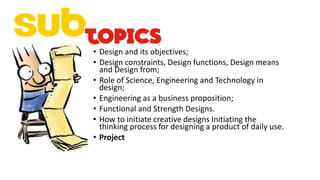INTRODUCTION TO INFORMATION TECHNOLOGY DESIGN | PPT