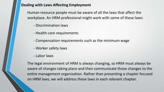 Module 1: The Role of Human Resources, Chapter 1-What is Human ...