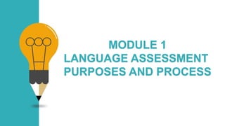 Assessment Module 1 | PPTX