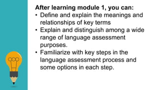 Assessment Module 1 | PPTX