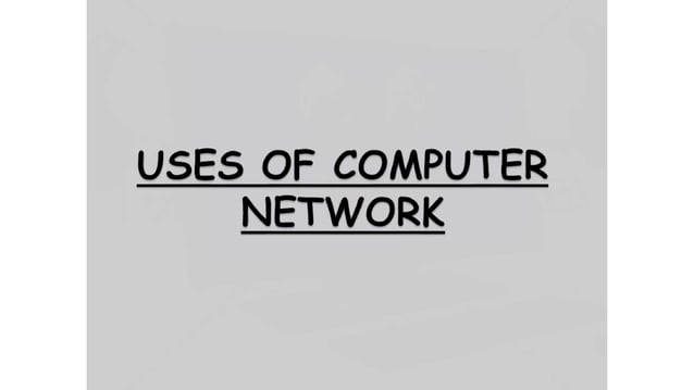 Computer Network Introduction full | PPT