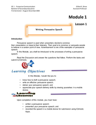Module 1 | DOCX