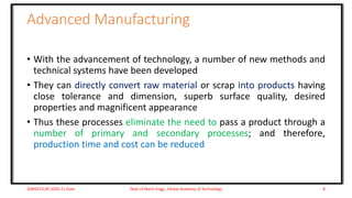Module 1 20MEE25: Primary Manufacturing Mechanical Engineering | PDF