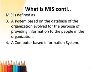 Management Information Systems | PPT