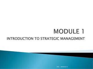 STRATEGIC MANAGEMENT | PPT