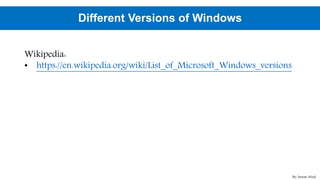 Module 1.ppt | Operating Systems | Computer Software and Applications
