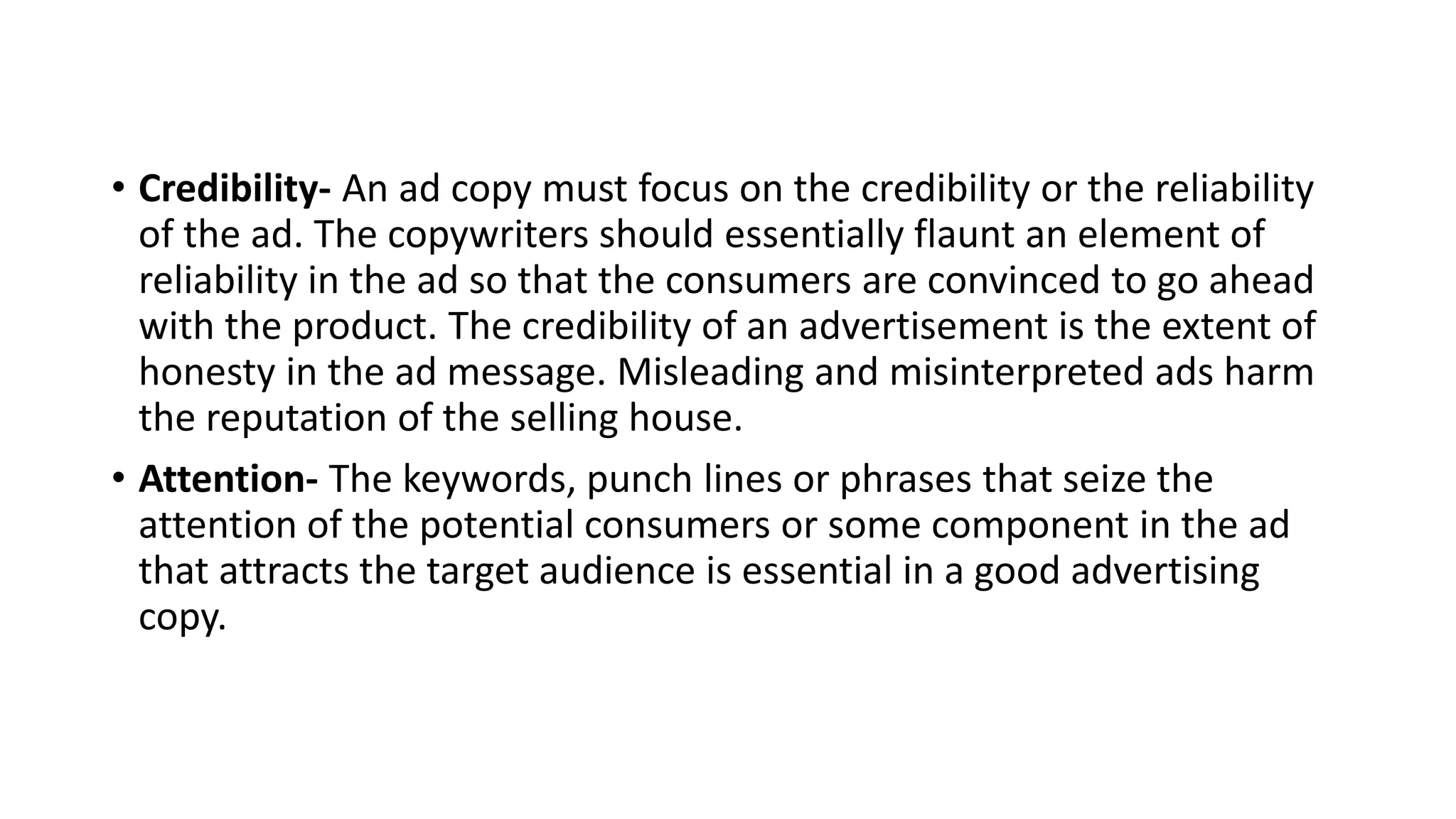 INTRODUCTION TO COPYWRITING | PPTX