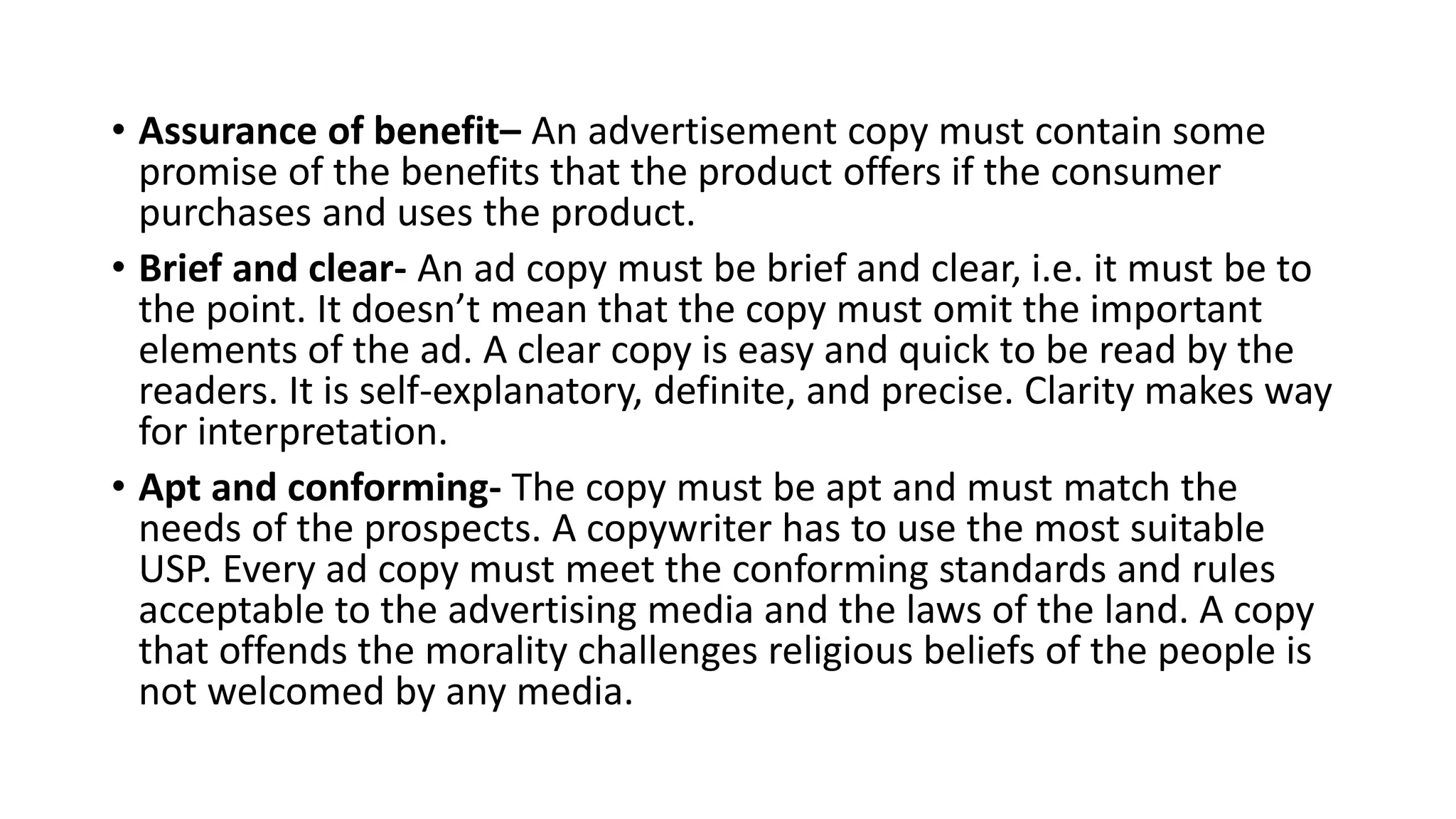 INTRODUCTION TO COPYWRITING | PPTX