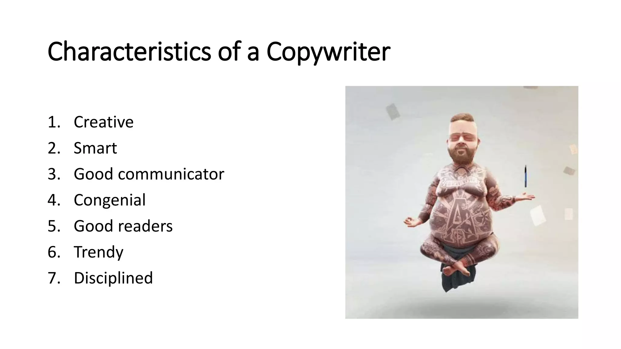 INTRODUCTION TO COPYWRITING | PPTX