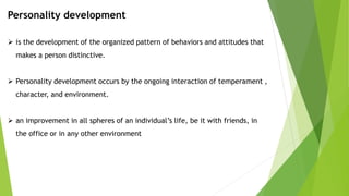 Module # 1. Intro to Personality development.pptx