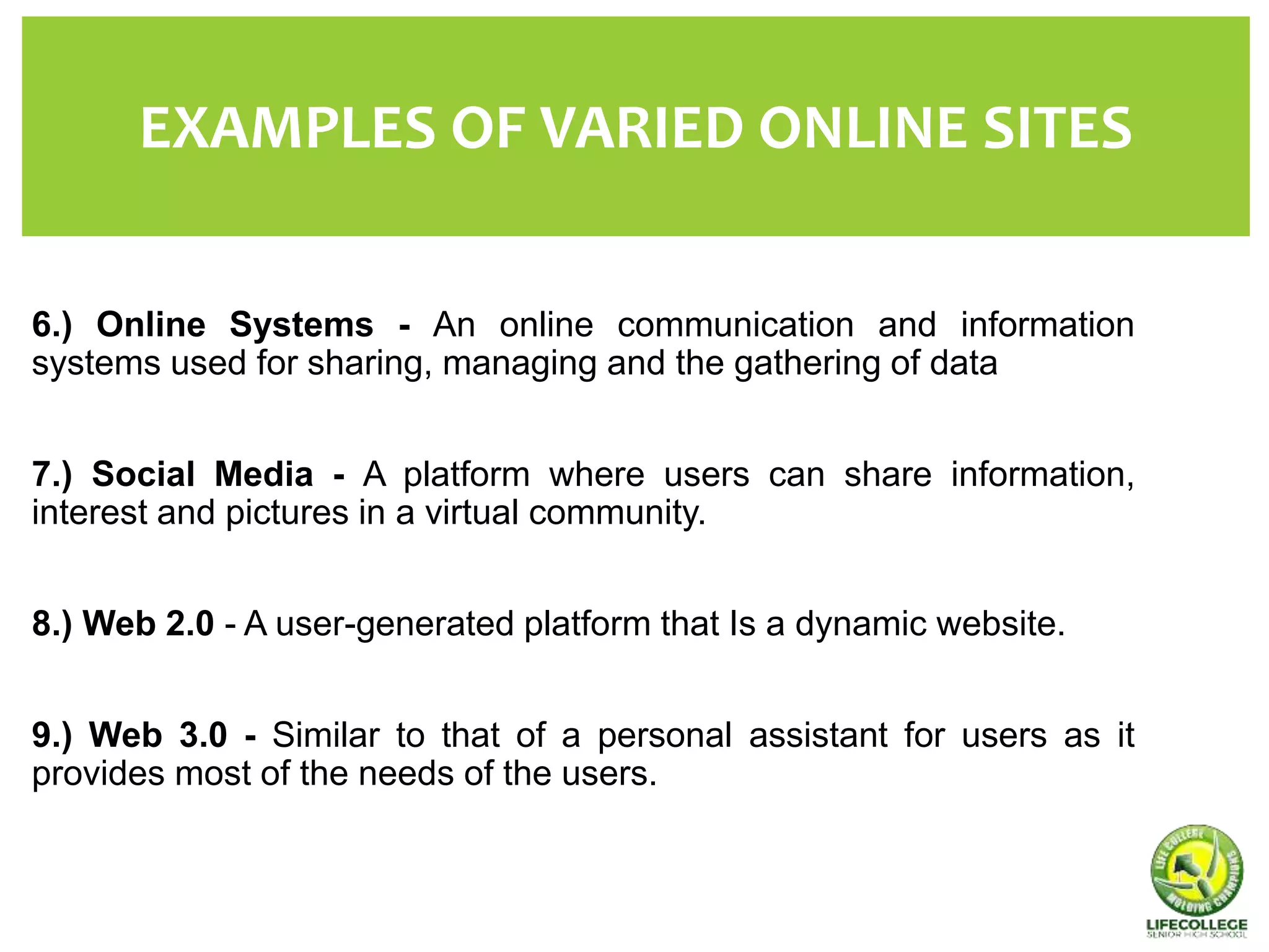 MODULE 1: INTRODUCTION TO INFORMATION AND COMMUNICATION TECHNOLOGY | PPTX