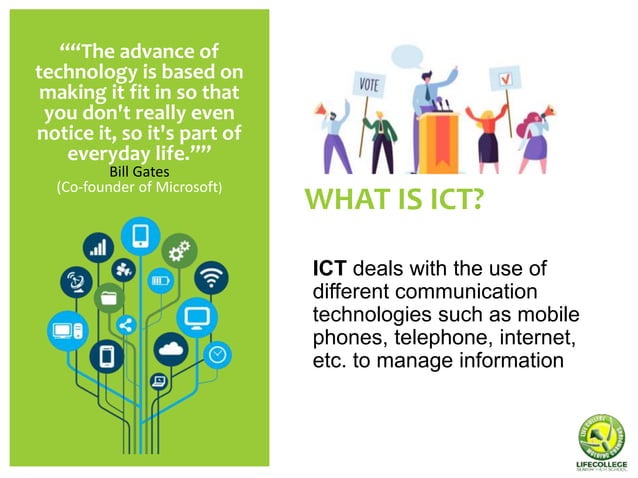 MODULE 1: INTRODUCTION TO INFORMATION AND COMMUNICATION TECHNOLOGY | PPTX