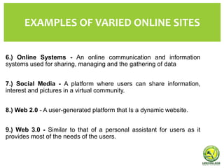 MODULE 1: INTRODUCTION TO INFORMATION AND COMMUNICATION TECHNOLOGY | PPTX