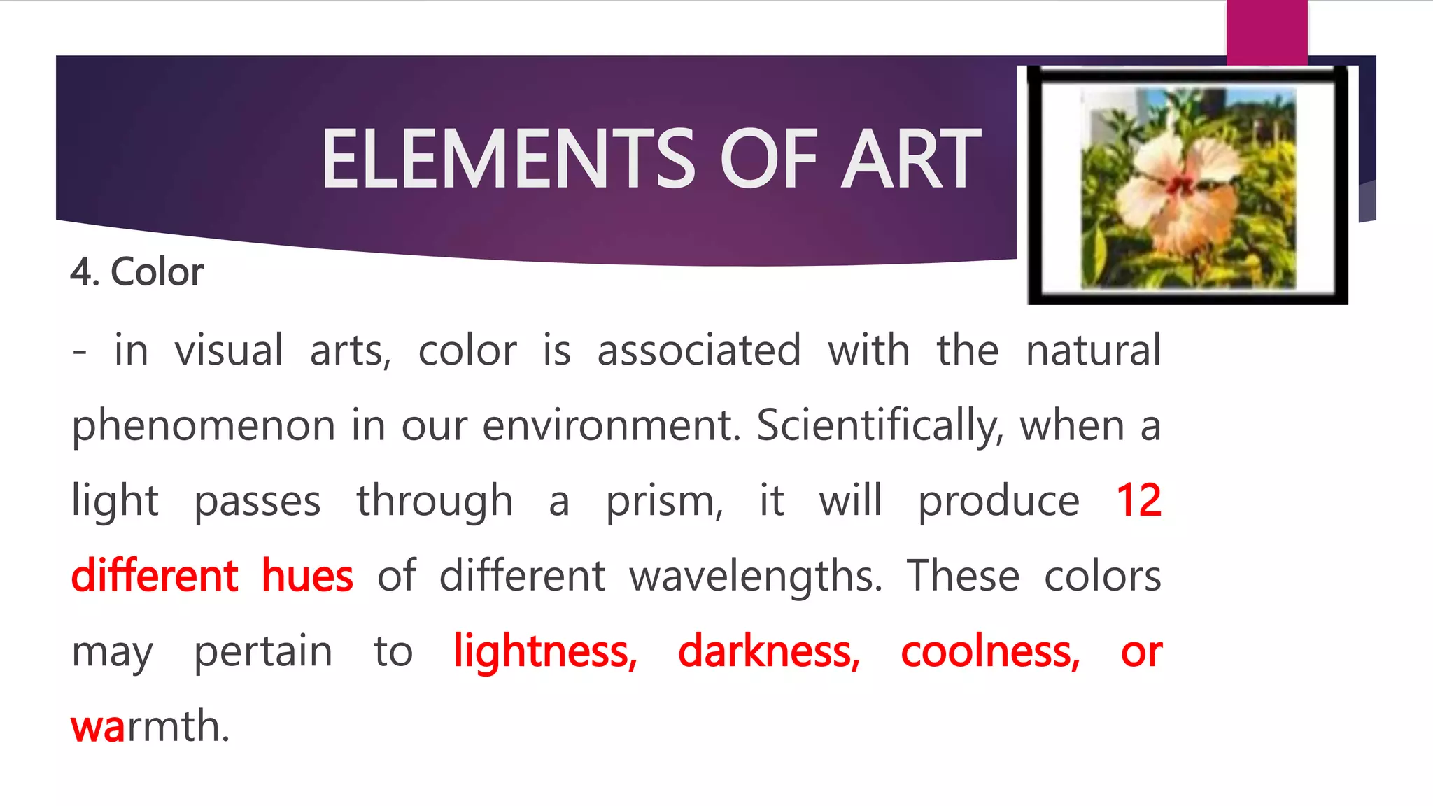Elements and Principles of Art.pptx | Painting | Arts and Crafts