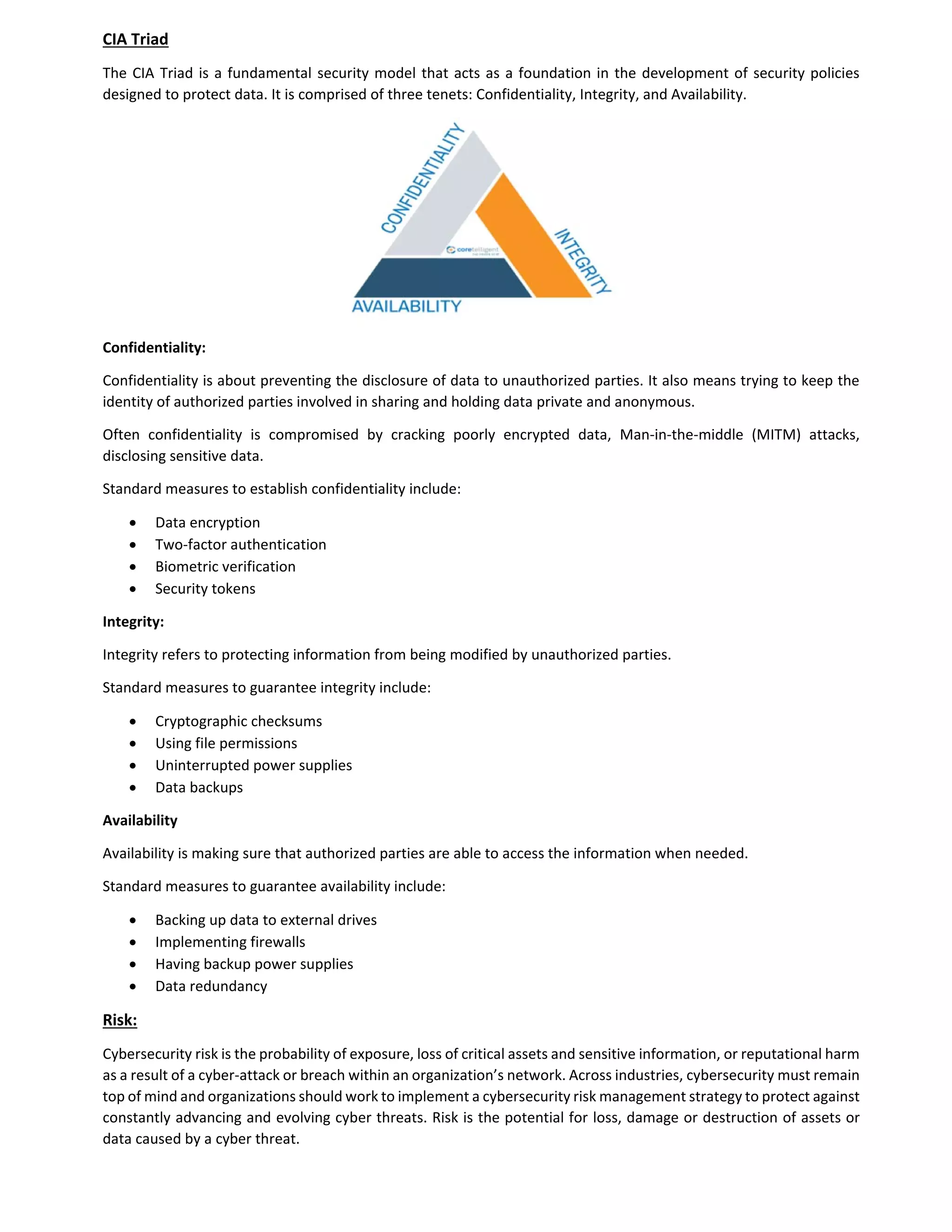 module 1 Cyber Security Concepts | PDF