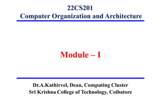22CS201 COA | PDF