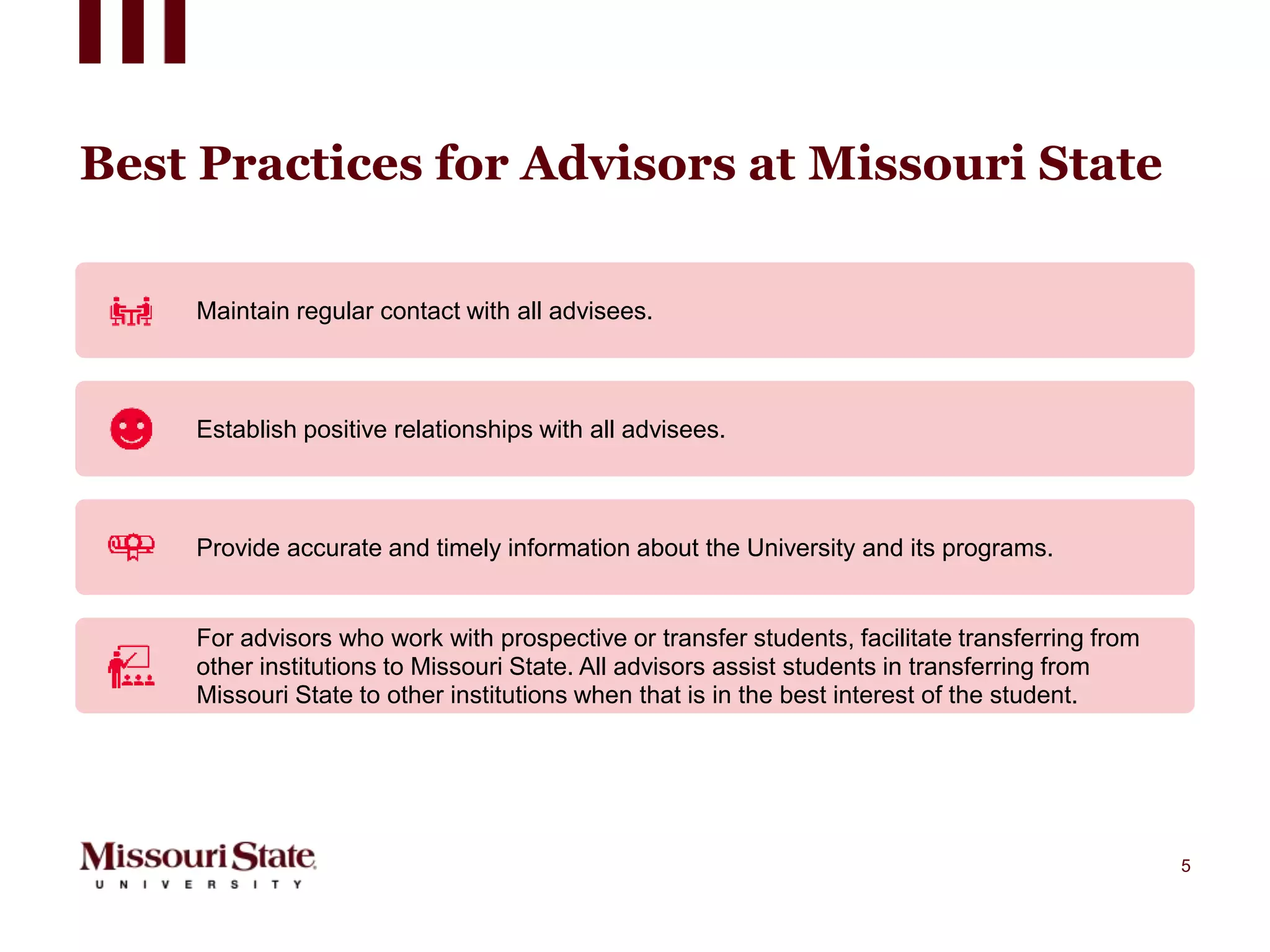 Advising Mission & Roles | PPTX