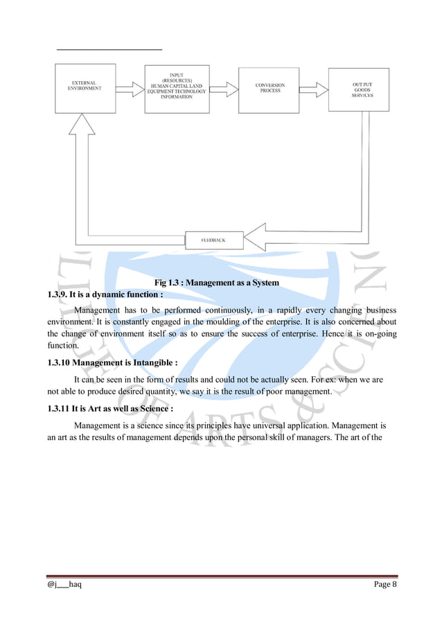 Management - Meaning and Definition – Nature and Scope - Importance ...