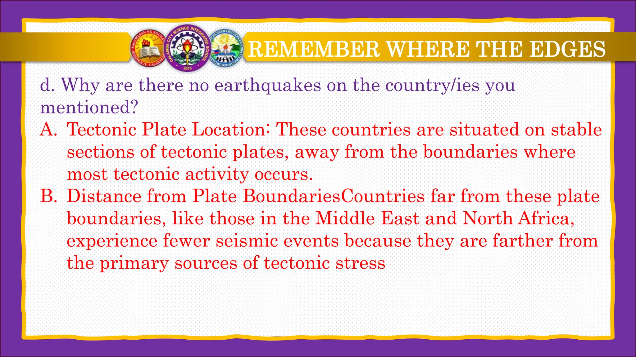 Module 1. Volcanoes, Earthquakes, and Mountain Ranges.pptx | Geography ...