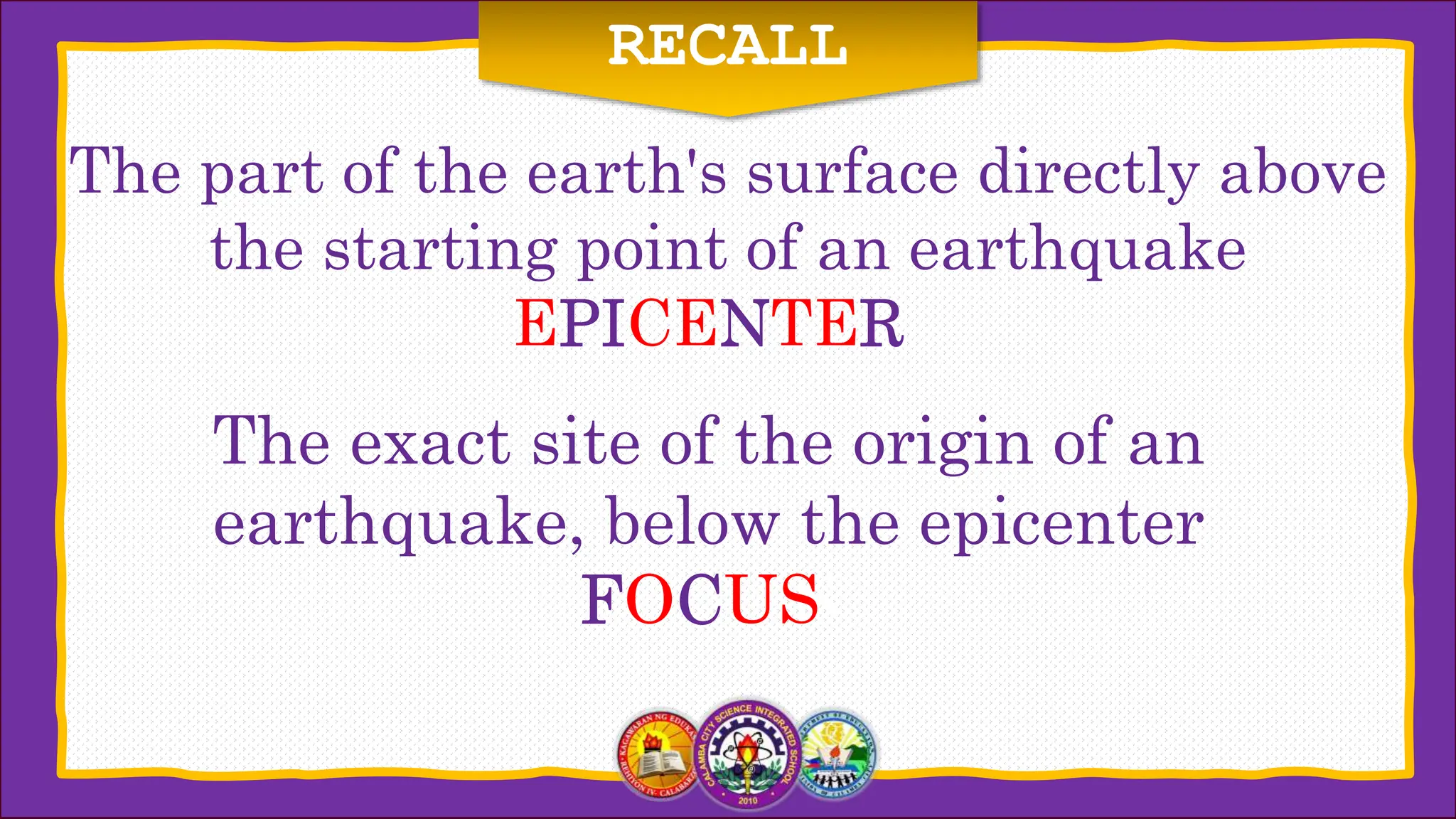 Module 1. Volcanoes, Earthquakes, and Mountain Ranges.pptx | Geography ...