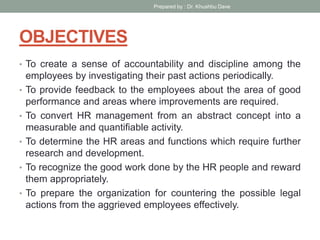 HUMAN RESOURCE AUDIT | PPTX